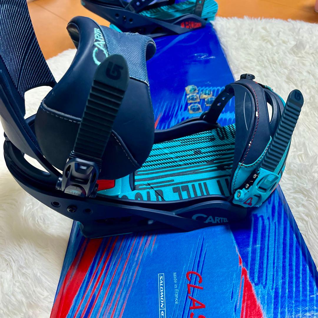 【良品】SALOMON 163 ＋ BURTON CARTEL セット　スノボ