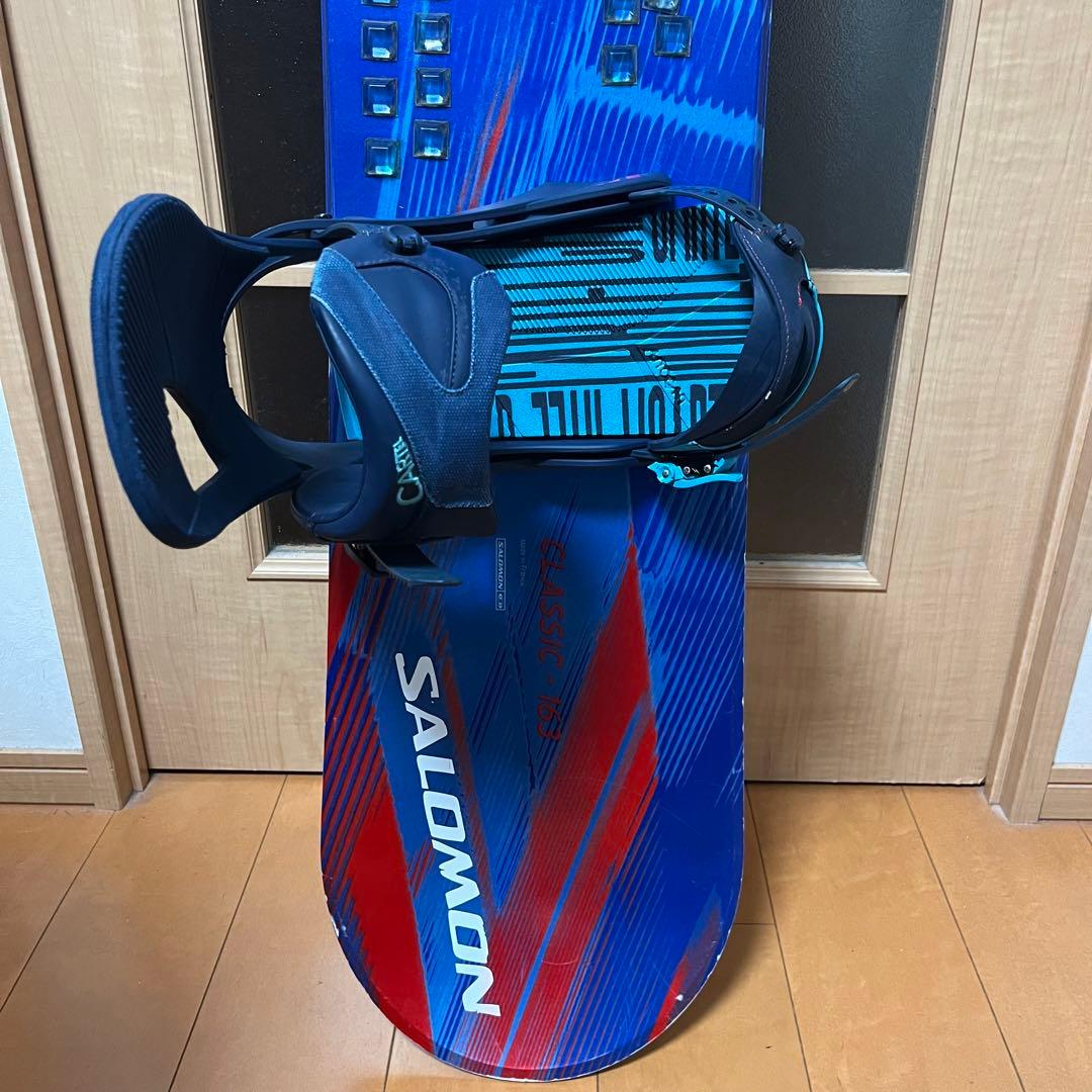 【良品】SALOMON 163 ＋ BURTON CARTEL セット　スノボ