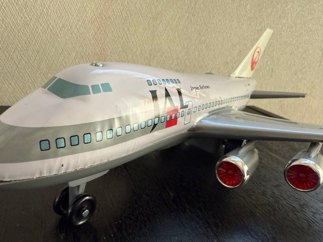 イチコー 日本航空 ジャンボジェット 747 JAL 金属玩具 ブリキ