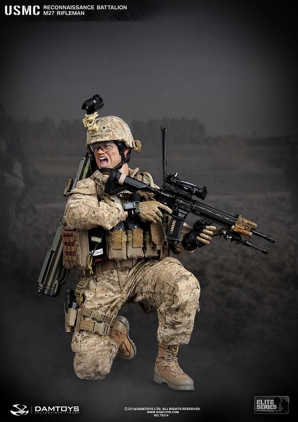 DAMTOYS　USMC M27 RIFLEMAN　78014