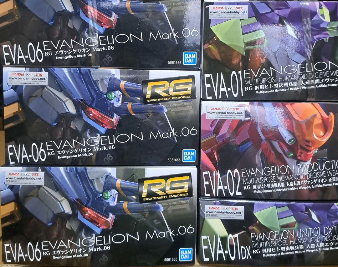 RG エヴァンゲリオン EVA-06 セット　リアルグレード　まとめ売り