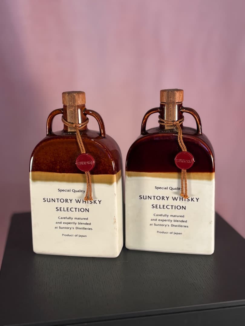 未開封 陶器ボトル Suntory Whisky Selection 2本セット