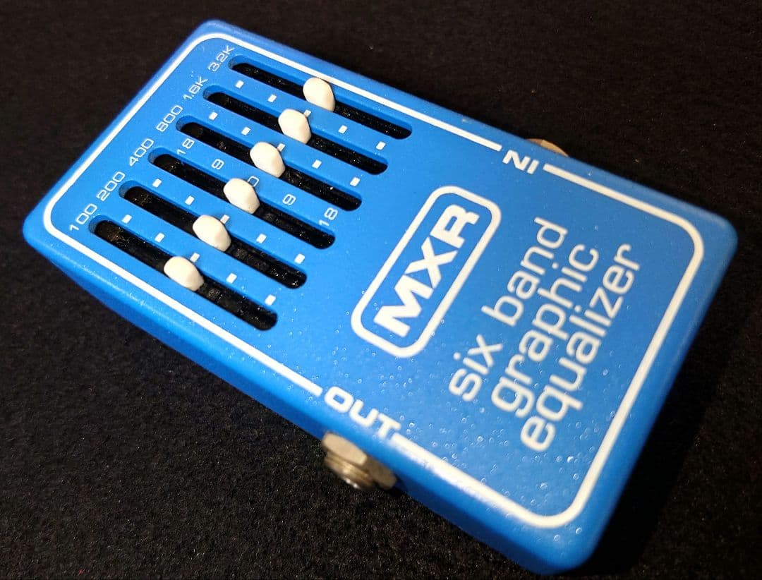 MXR SIX BAND EQ equalizer ギターエフェクター ブルー