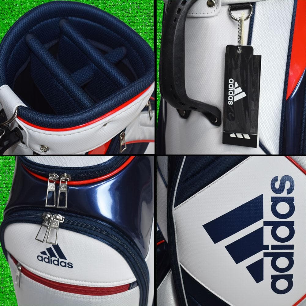 adidas/アディダス ゴルフ キャディーバック９型【ライトシルバー】新品！