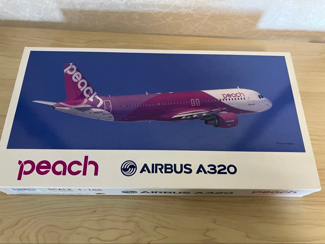 peach Airbus A320 1/100モデル