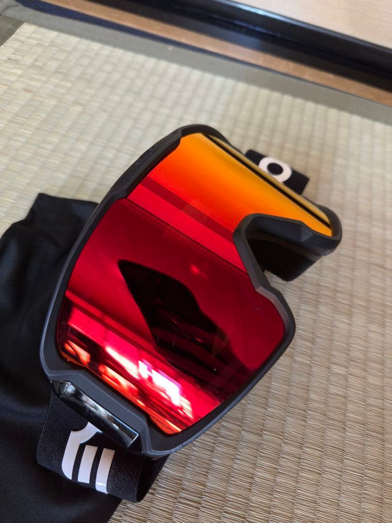 美品 OAKLEY LINE MINER ゴーグル レッドミラー