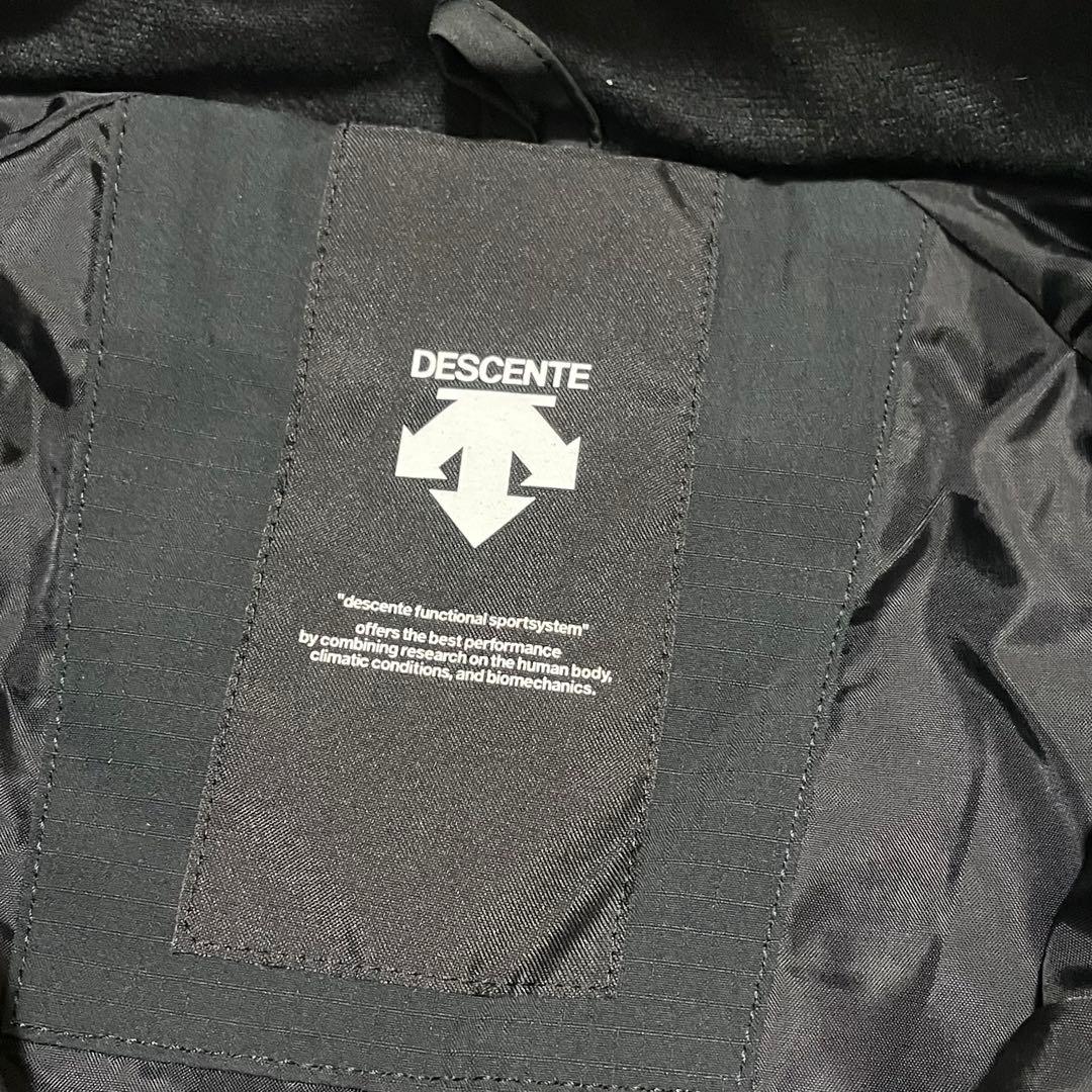 DESCENTE レッド ブラック スキーウェア 上下セット M