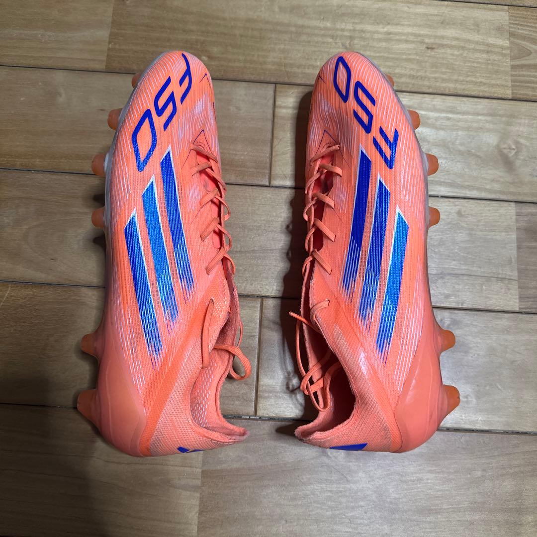 ま*ゃ様 adidas F50 サッカーシューズ オレンジ/ブルー 値下げあり！