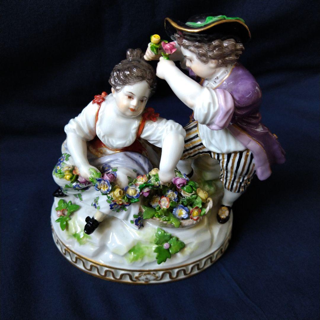 ✤1924年以前マイセン(Meissen)フィギュリン『春の寓意』✤