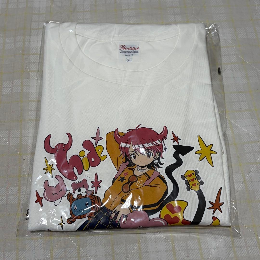 未使用 Tシャツ 2枚セットXLサイズ hide 田中かえ コラボ