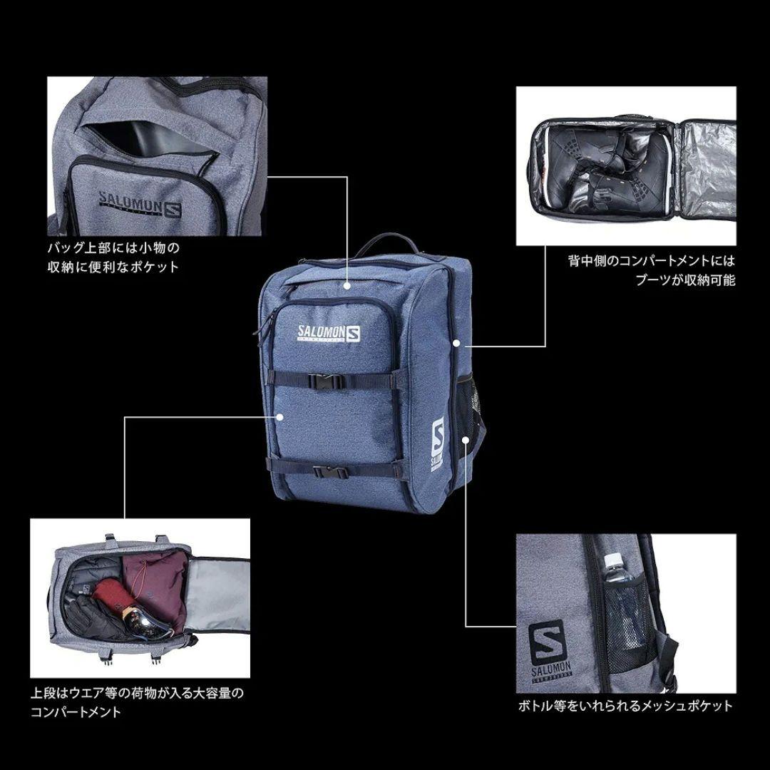 新品未使用　SALOMON　サロモン　スノーボード　バック　デニムブルー