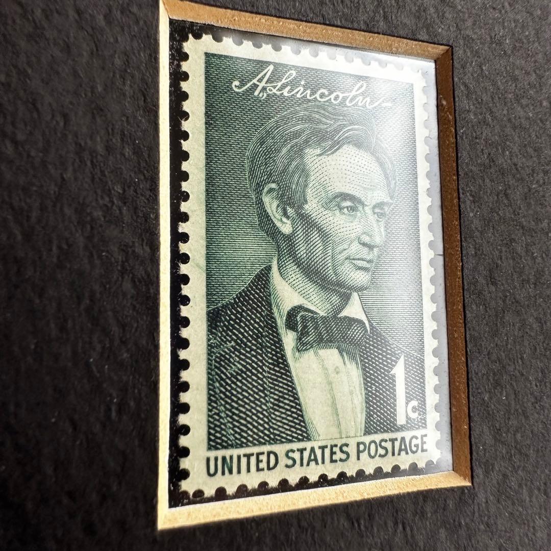 Abraham Lincoln リンカーン 生誕150周年記念切手 【レア切手】