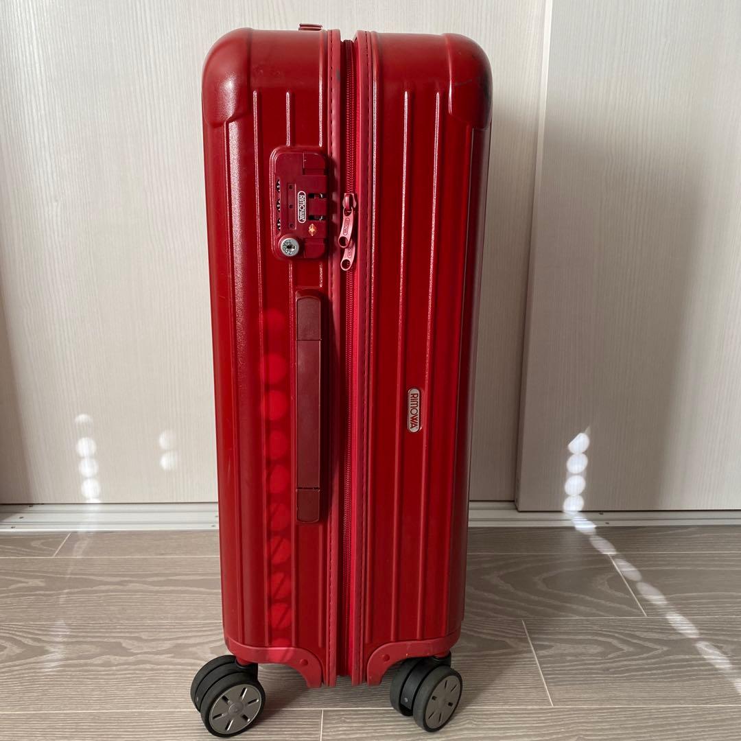 ジャンク　RIMOWA サルサ 4輪 キャリーケース 63L マットレッド