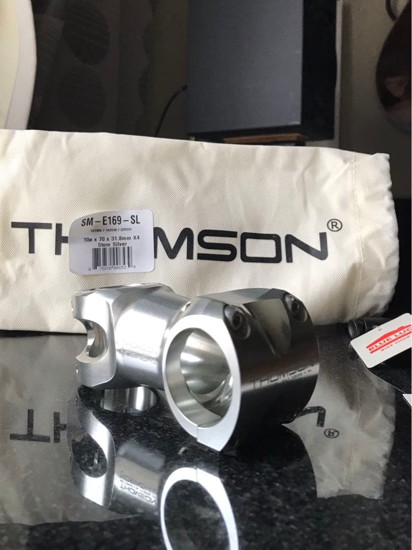 THOMSON elite x4 70mm 10° silver ステム
