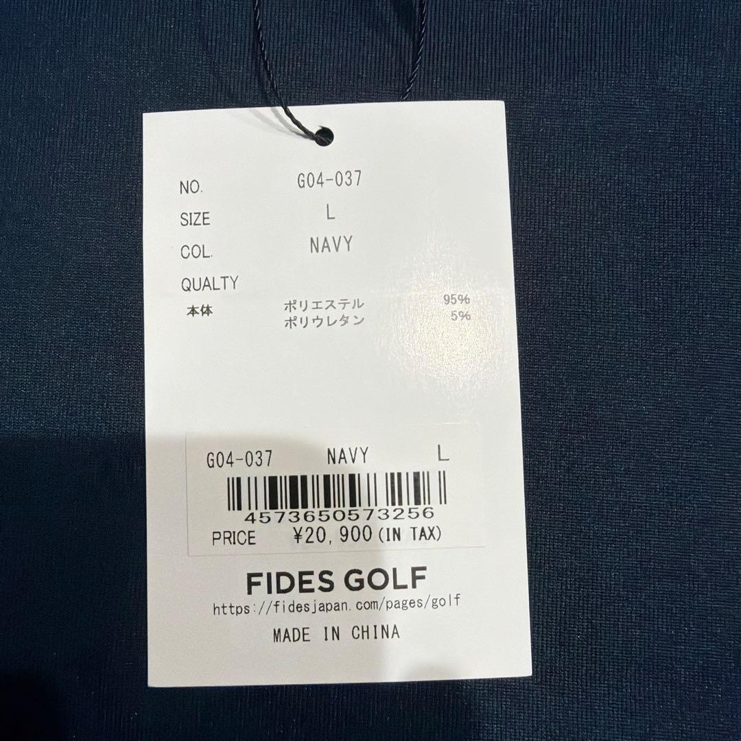 Fides Golf ネイビー Lシャツ