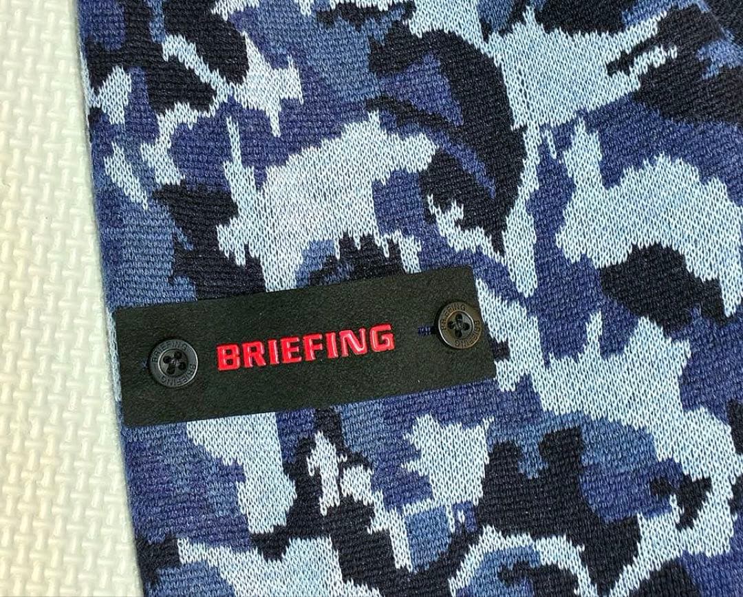 BRIEFING カモジャカード クルーネック（NAVY／M）