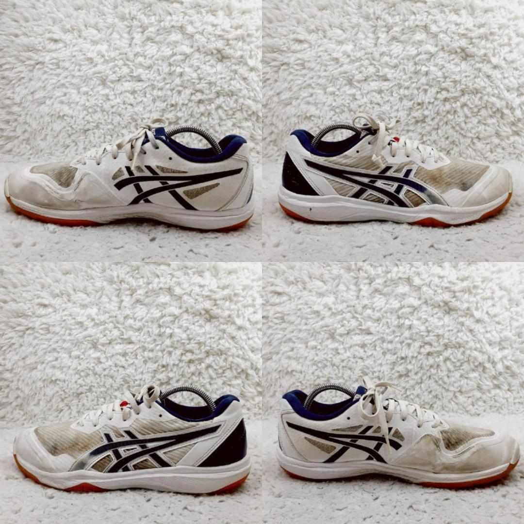 美品 26.5㎝◎asics アシックス バレーボールシューズ 白