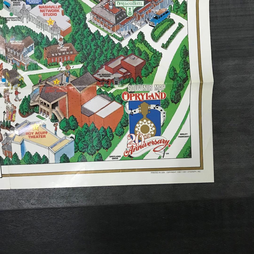 コレクション Opryland Souvenir Map 20th Anniversary