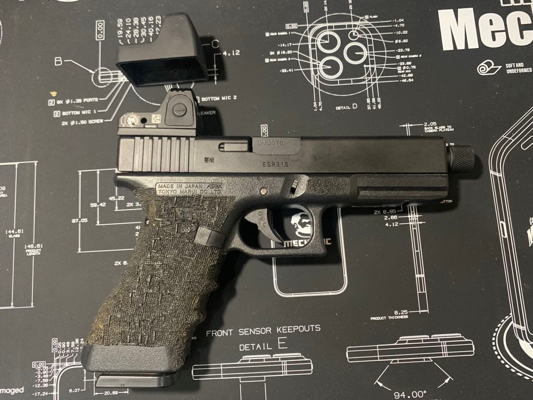 東京マルイ Glock 18C ガスブロガン 9x19 光学サイト搭載