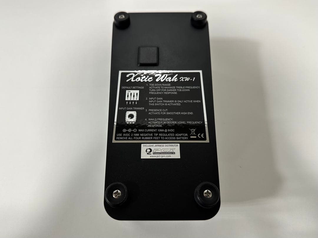 Xotic XW-1 Wah ワウペダル 【国内正規品】美品
