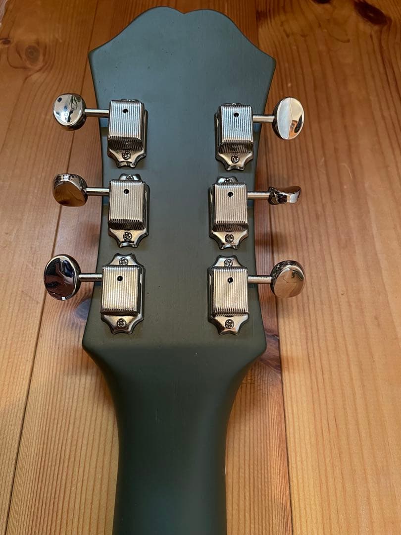 ギター Epiphone Casino Worn Olive Dra