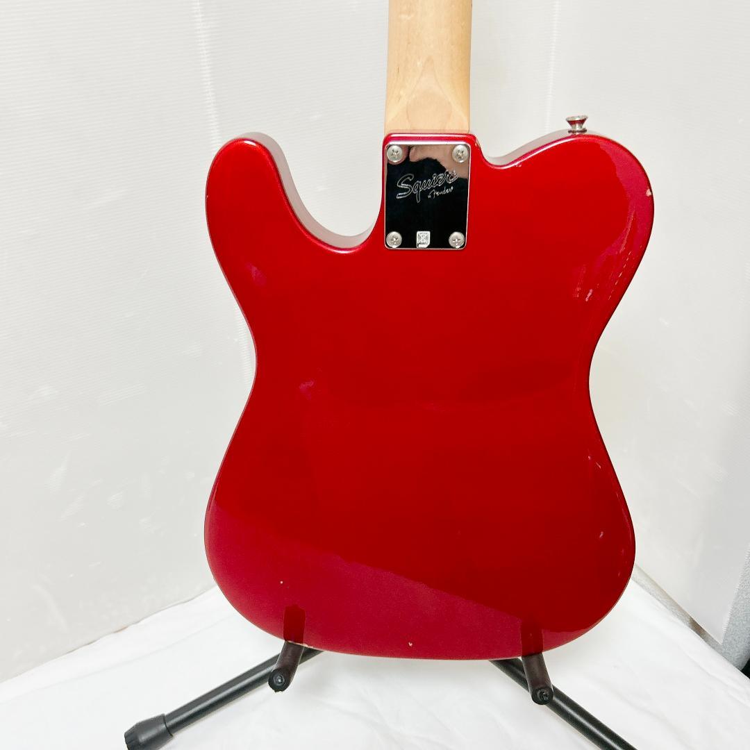 美品 Squier スクワイヤー Telecaster テレキャスター 赤