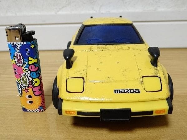 希少 ビンテージ 日本製 マツダ サバンナRX-7 SA22C ミニカー 当時物