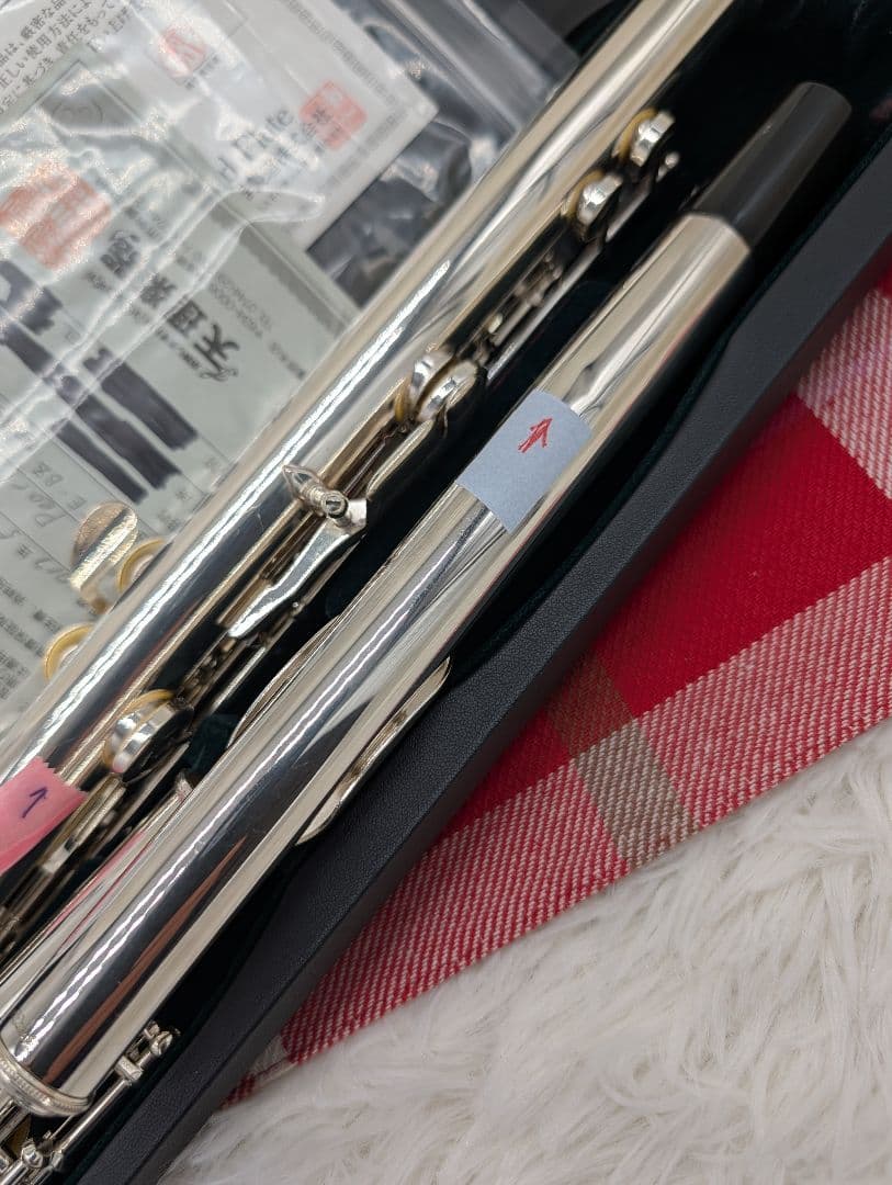 美品Pearl Flute ブリランテ PF-525E-BZ 本体、ケース2種付