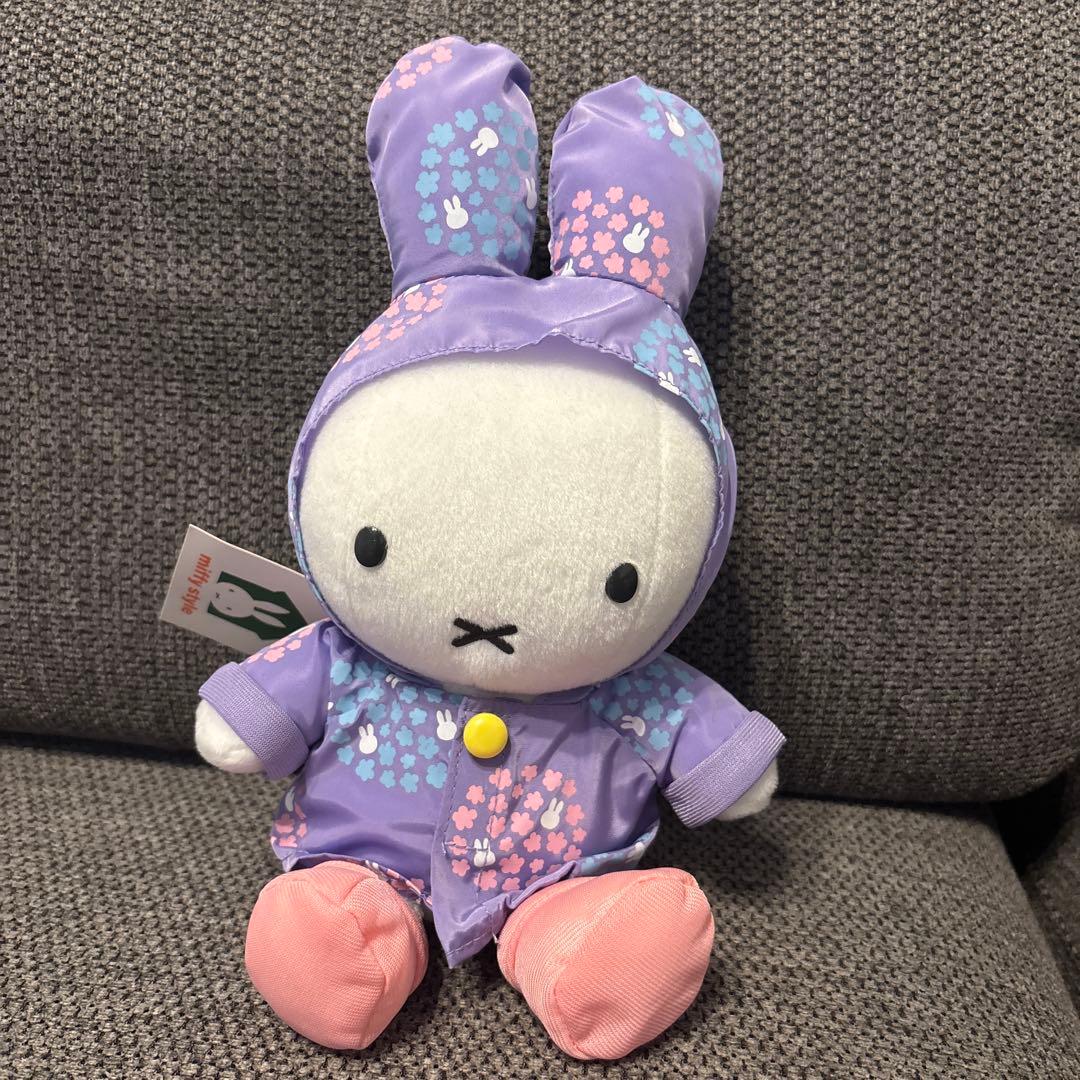 miffy style 花柄ぬいぐるみ