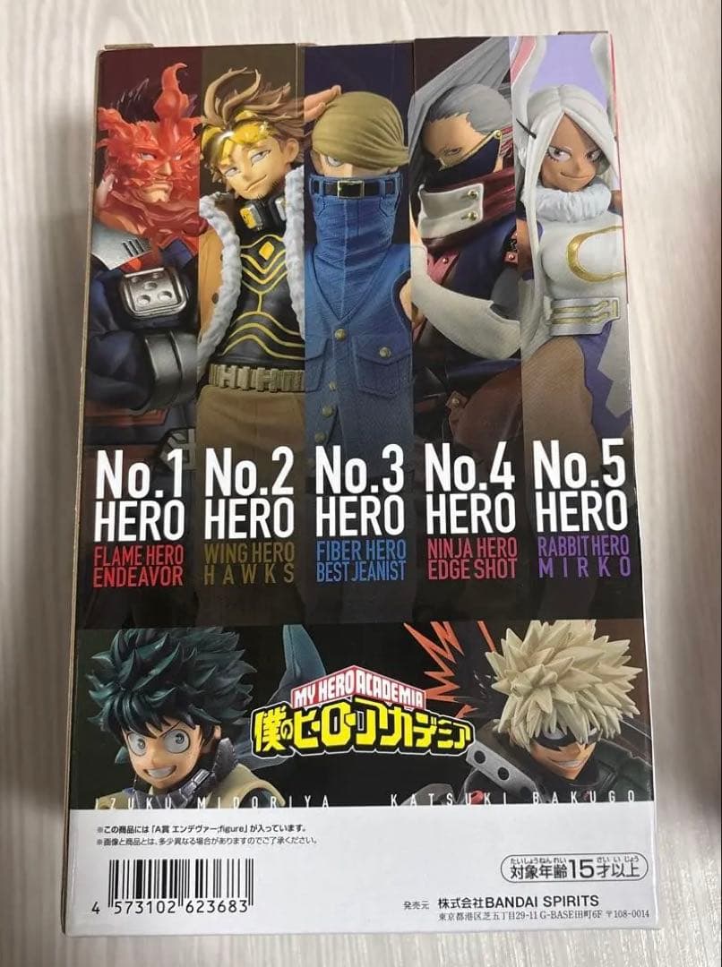 僕のヒーローアカデミアエンデヴァー 意志D賞 、TheTop5 A賞 セット売り