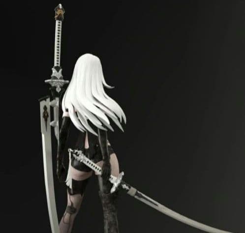 NieR:Automata 1/7 スケール H29cm 樹脂 レジン 未組立