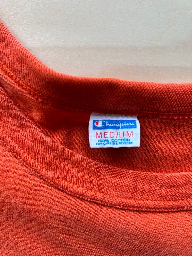 70s champion バータグ COTTON 100%Tシャツ MEDIUM