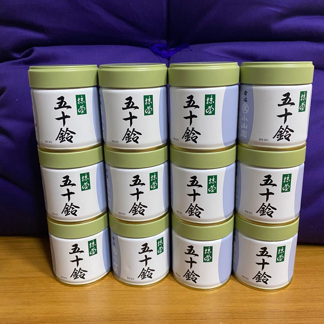 宇治 丸久小山園 抹茶 五十鈴 缶入 40g 12缶 小山園 ❺
