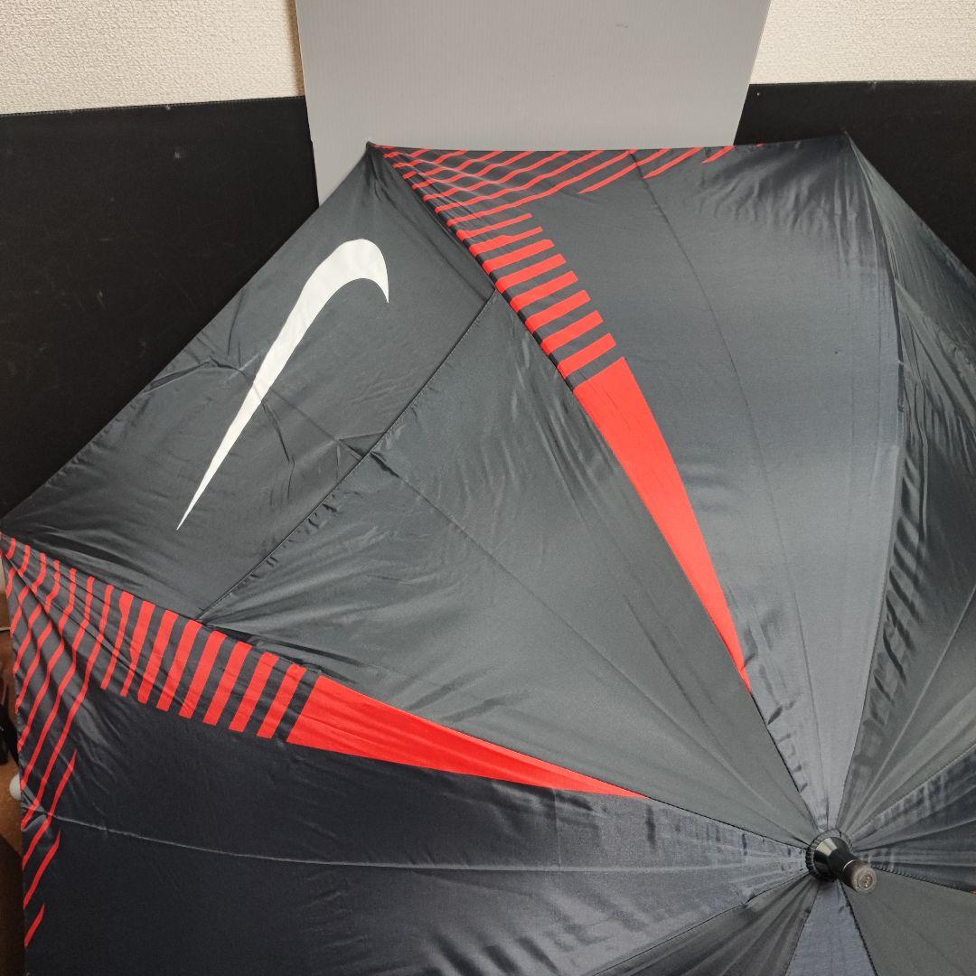 希少 タグ付き未使用品 NIKE GOLF 傘 アンブレラ 黒赤 レア
