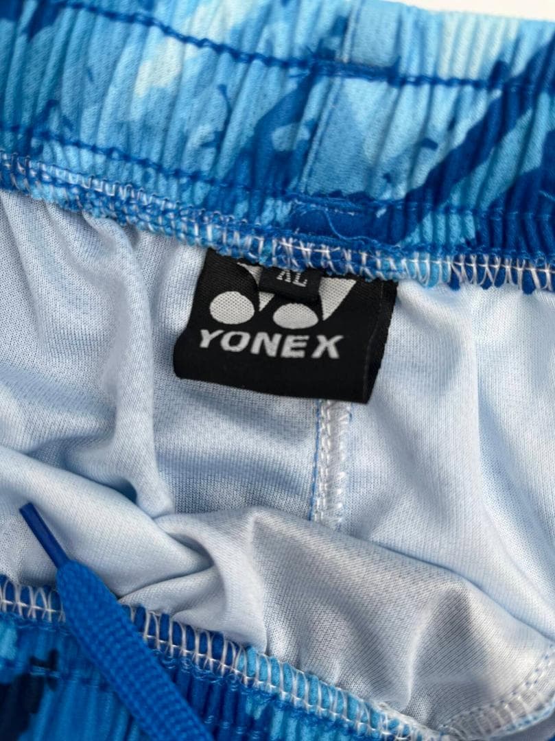 YONEX 青系 抽象パターン ショーツ
