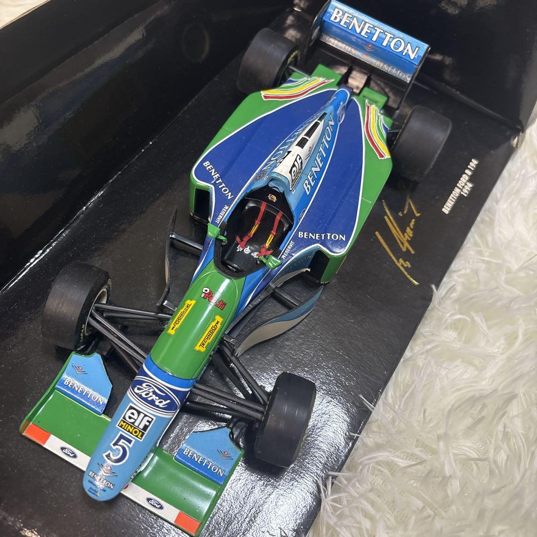 タル様　ミニチャンプス 1/18 ベネトン F1 セット シューマッハ B194