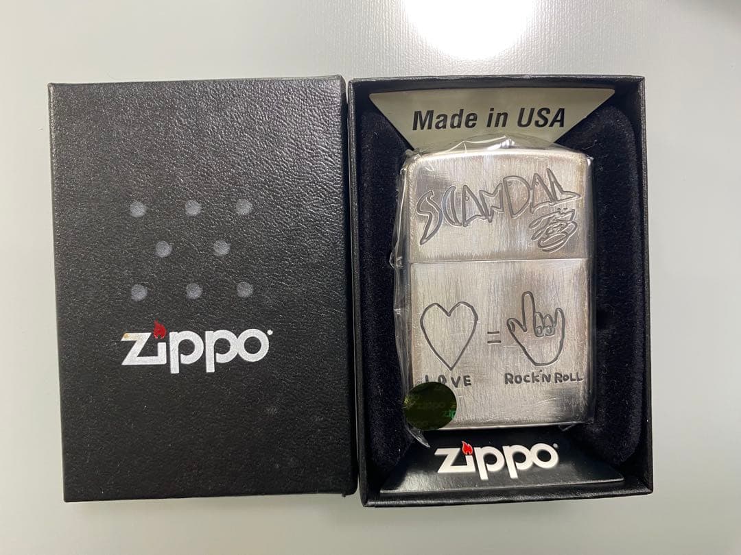 SCANDAL ZIPPO 受注生産限定品 【新品未使用品】と￼付録の写真集￼