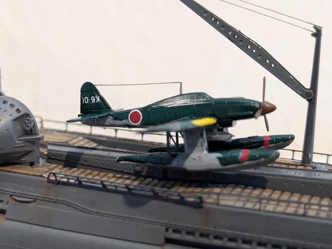 タミヤ1/350伊-400スペシャルエディション完成品　ケース付き