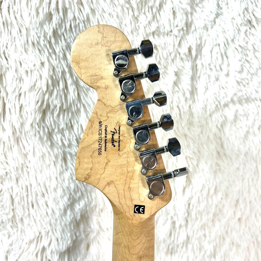 【美品激虎ネック】Squier Fender Mustang メタリックブルー