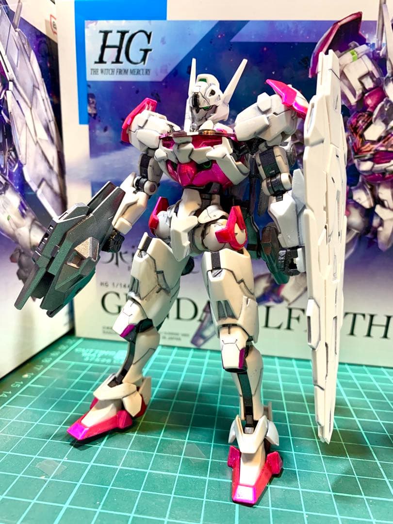 ガンプラ 【塗装済完成品】 HG 水星の魔女MSV風　ガンダムルブリス セット
