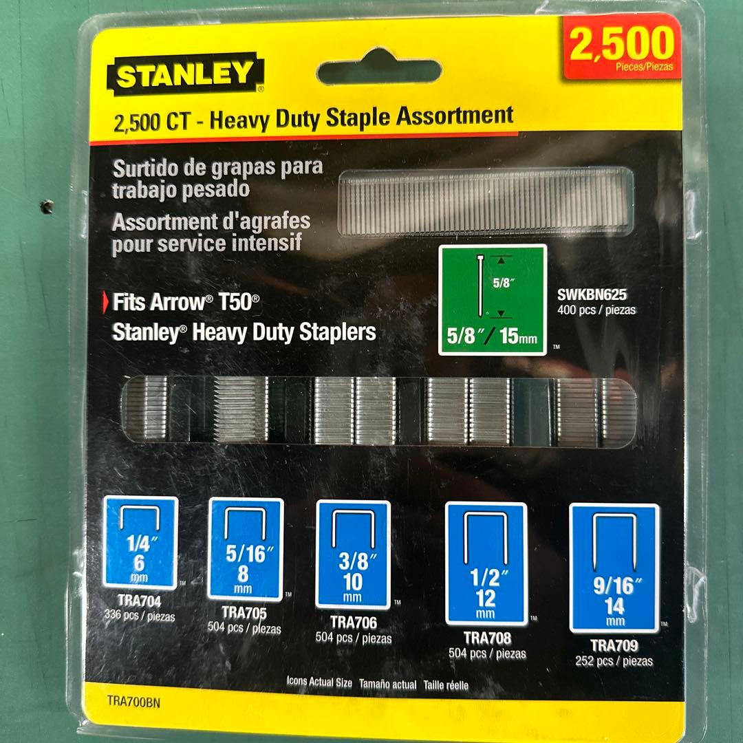 STANLEY スタンレー　staple gun ステープルガン　タッカー　替刃