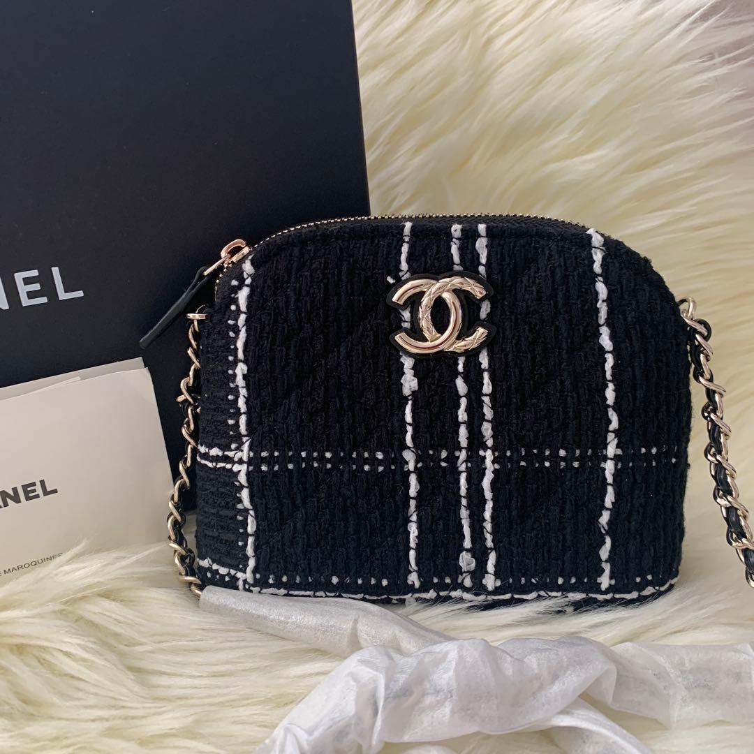 CHANELシャネル ショルダーバッグ チェーンバック　ノベルティ　黒