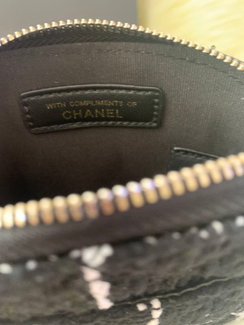 CHANELシャネル ショルダーバッグ チェーンバック　ノベルティ　黒