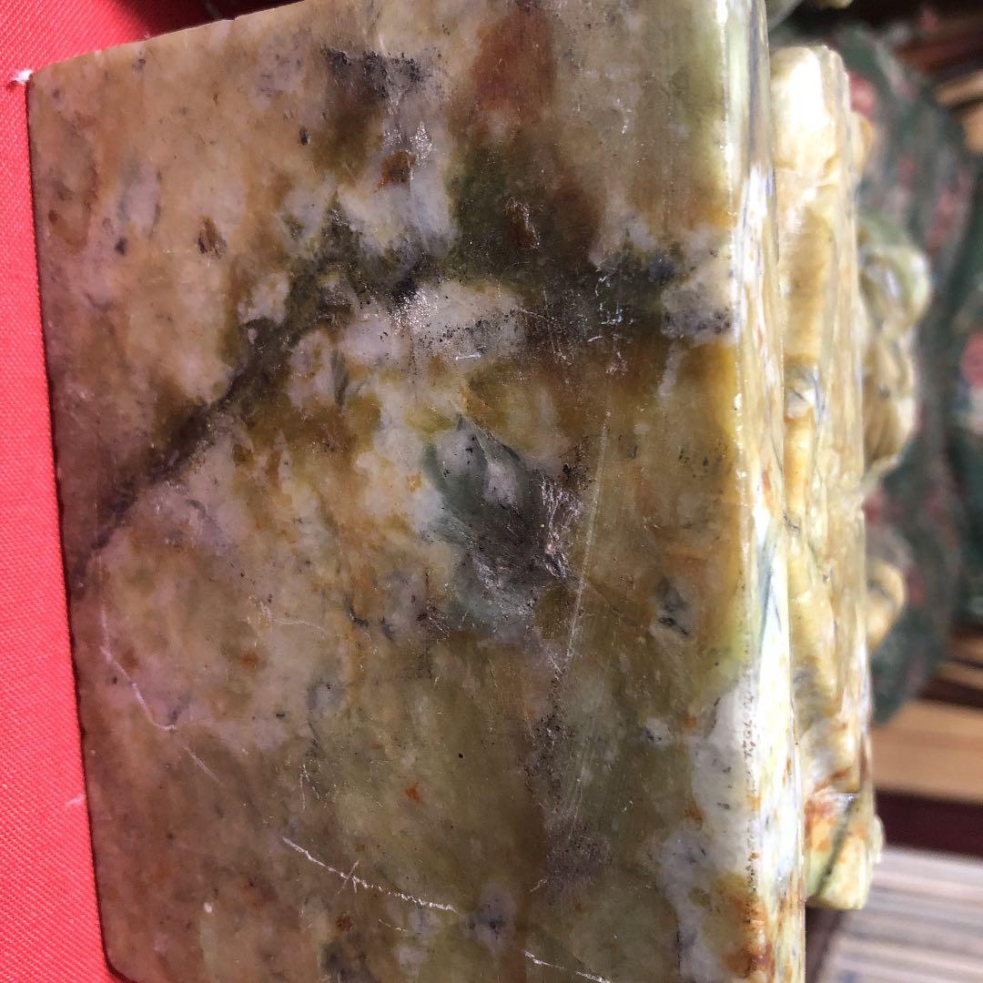 獅子一対置物（石像）