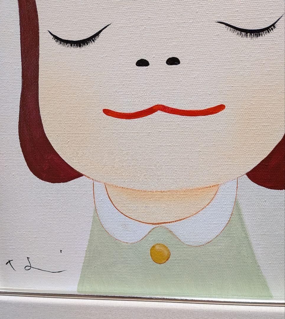 【油彩画】(奈良美智)［手描き作品]「1点物」