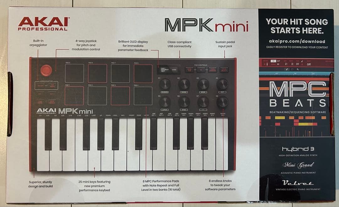 AKAI MPK mini MIDIキーボード