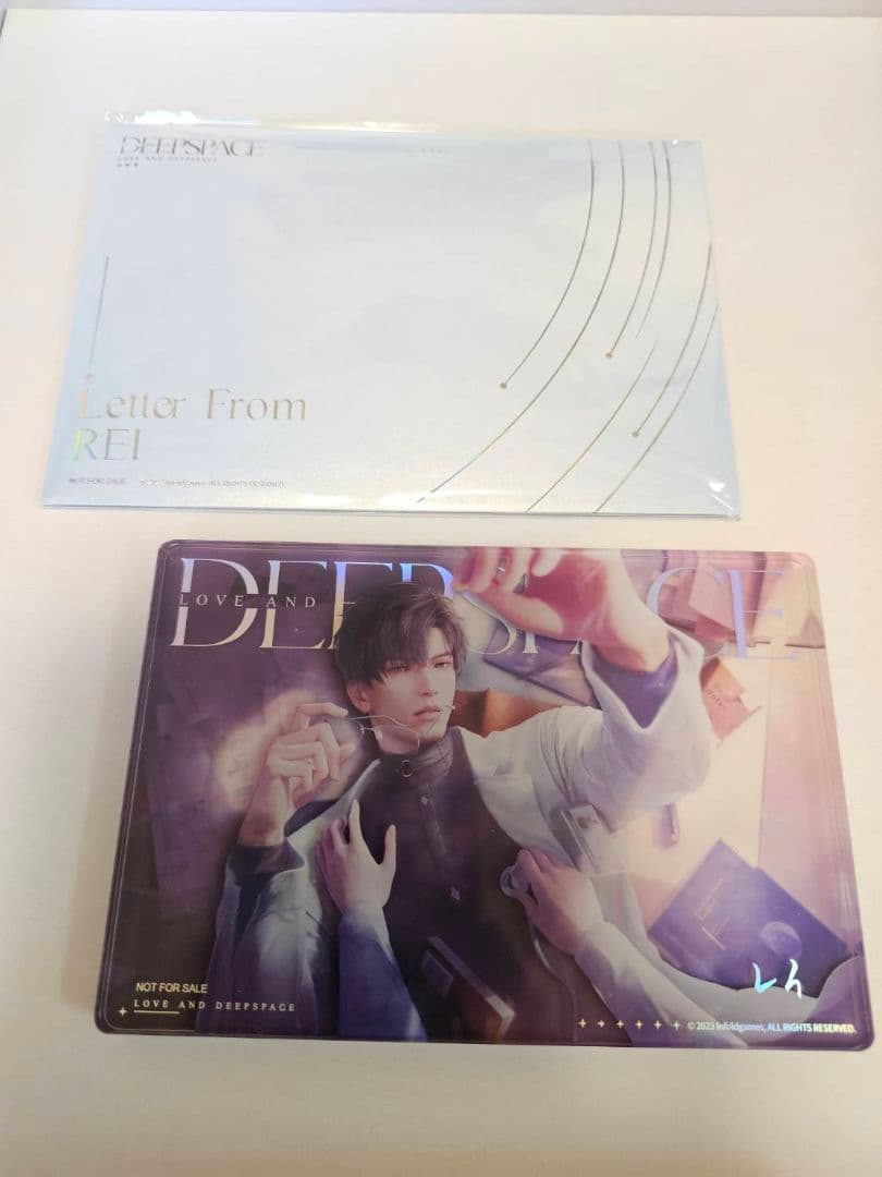 レイ 2点セット お手紙 アクリルブロック 恋と深空 VIP 特典グッズ