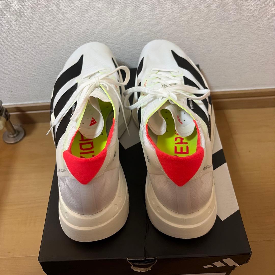 【美品✨】ADIZERO ADIOS PRO 4 ホワイト 27.5cm