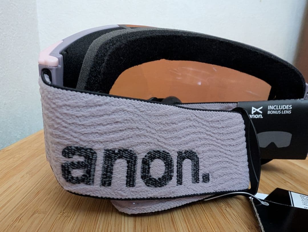 ⑤anon.Sync Low Bridge Fit Goggles+B.lens