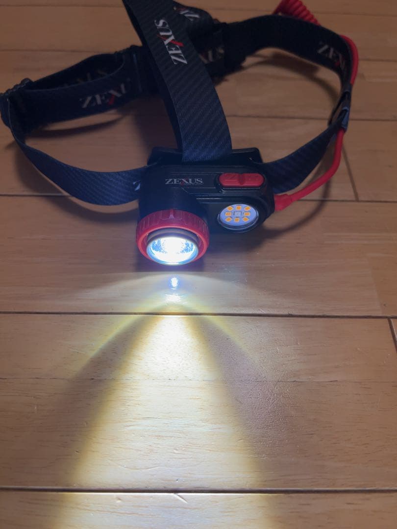 ZEXUS 充電式ヘッドランプ CREE LED ZX-R730